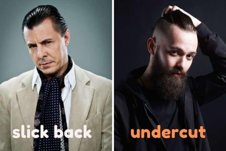 Slick Back Vs Comb Over Vs Side Part Vs Undercut [Pics] • Ready Sleek
