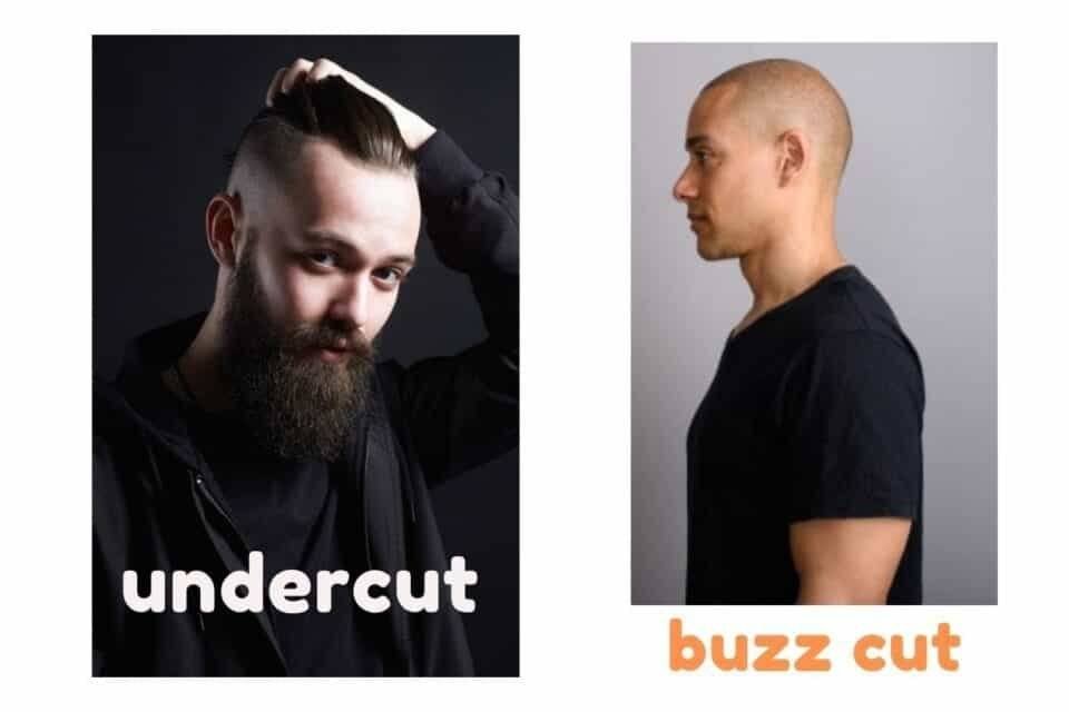 The Undercut Vs 15 Similar Styles [Photo Comparisons] • Ready Sleek