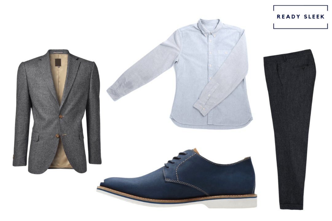 How To Wear A Grey Blazer With Black Pants (Outfits, Tips) • Ready Sleek