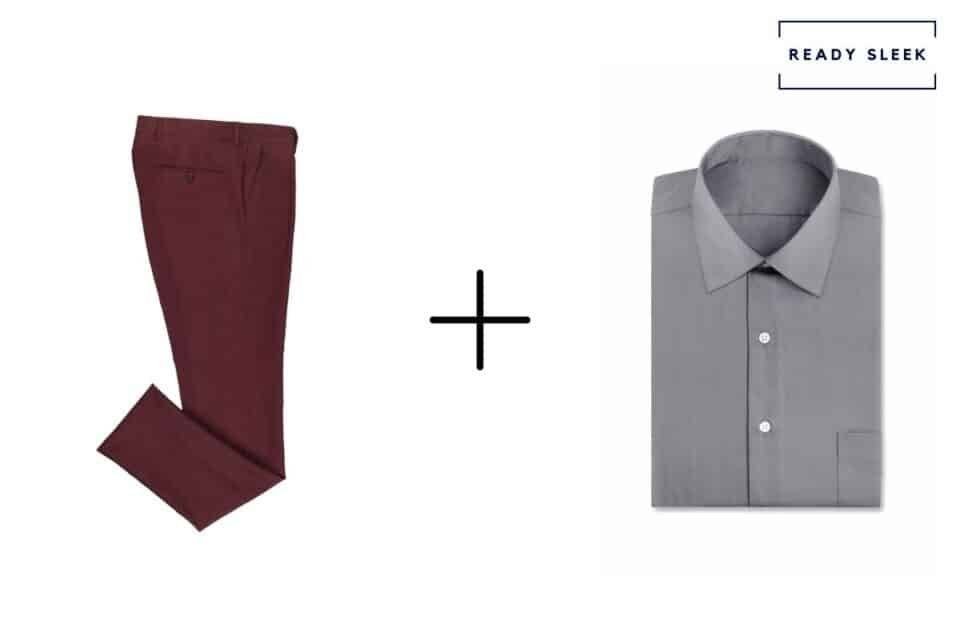 What Color Shirt Goes With Maroon Pants? (Pics) • Ready Sleek