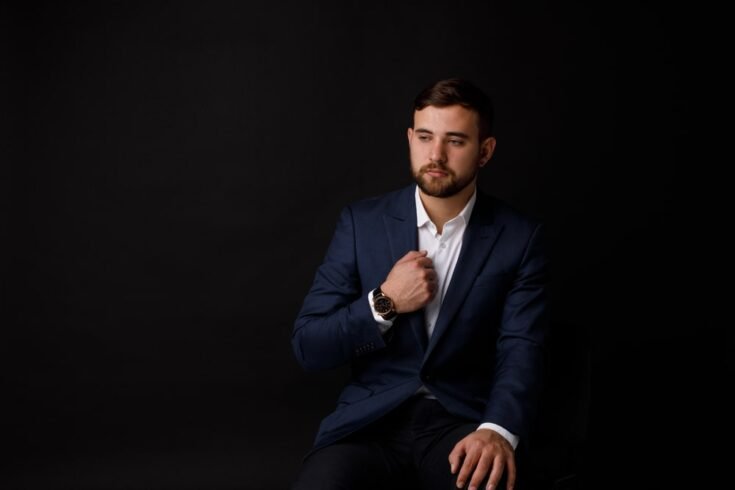 How To Wear A Blue Blazer With Black Pants • Ready Sleek