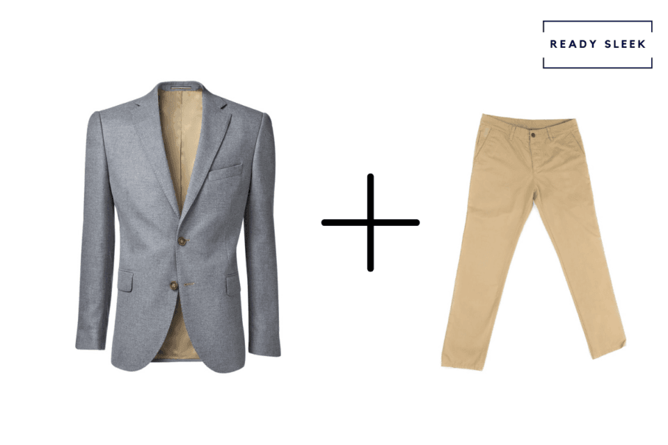 8 Chino Colors You Can Wear With A Grey Blazer • Ready Sleek