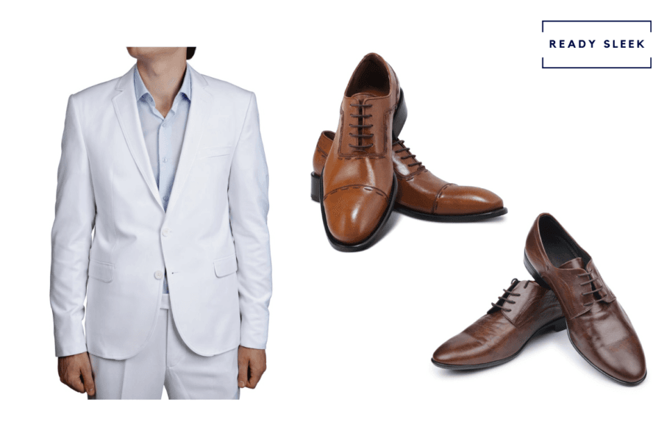 What Color Shoes Go With A White Suit? (With Pics) • Ready Sleek