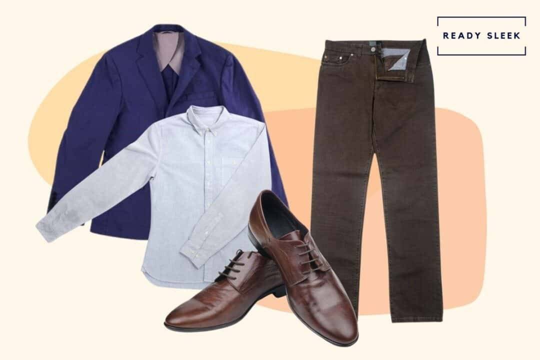 How To Wear Blue Shirts With Grey Jeans (Outfits, Tips) • Ready Sleek